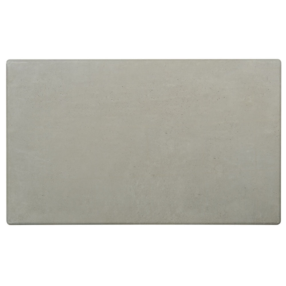 HUBERT® Solid Full Size Concrete Melamine Cold Tile - 21"L x 12 3/4"W ...
