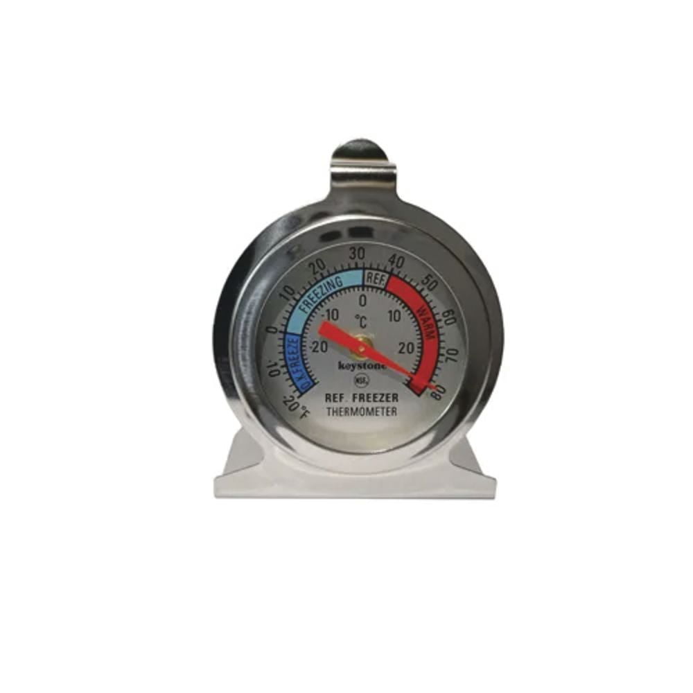 HUBERT® Stainless Steel Refrigerator/Freezer Dial Thermometer - 2" Dia ...