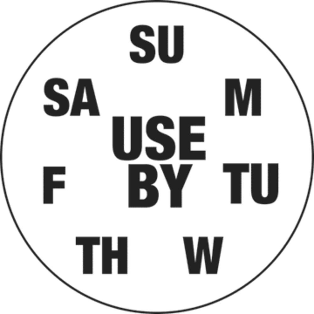 HUBERT® "Use by" Food Rotation Labels 1"Dia - Walmart.com