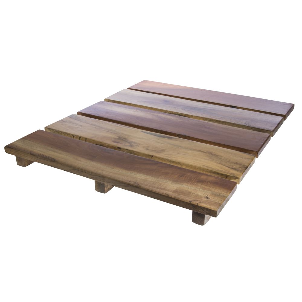 HUBERT Wood Pallet Display Riser Rectangular - 30"L x 24"W x 2 1/2"H ...