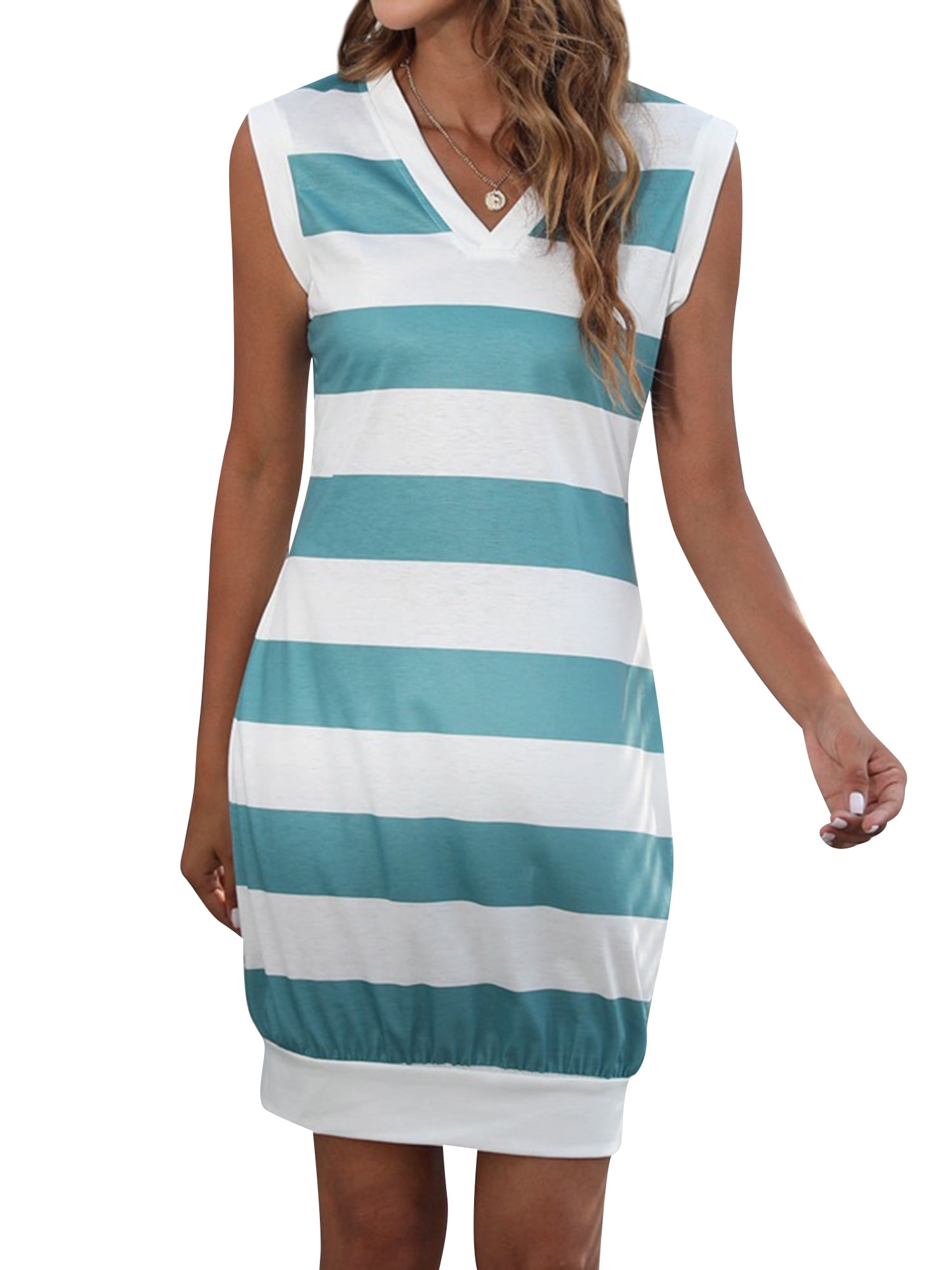 Horizontal Striped Dress