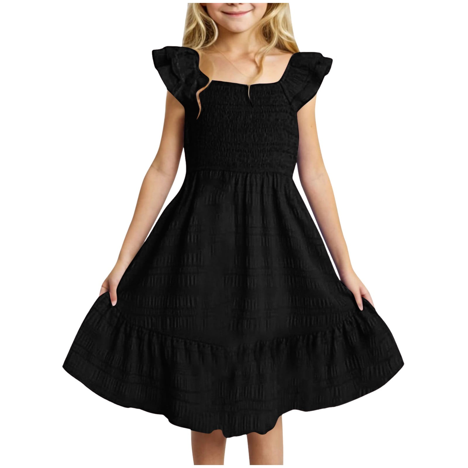 HUCOAE 5T Dresses For Girls Dresses For Teen Girls Tween Girls Elegant ...