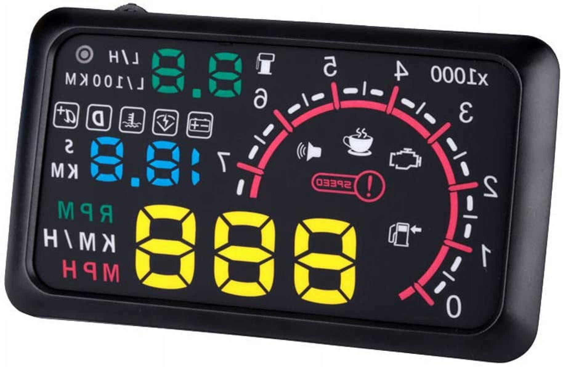 HUD Head up Display Speedometer for Car with OBDII EUOBD,5.5 inch ... HUD Head up Display Speedometer for Car with OBDII EUOBD,5.5 inch ...