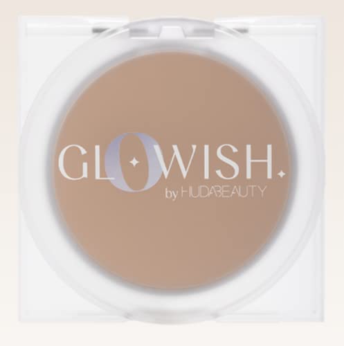HUDA BEAUTY GloWish Lightweight Blurring Pressed Powder 04 Light-Medium ...