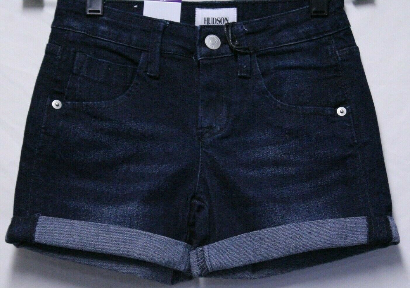 HUDSON Girls Stretch Denim Roll Cuff Shorts - Walmart.com