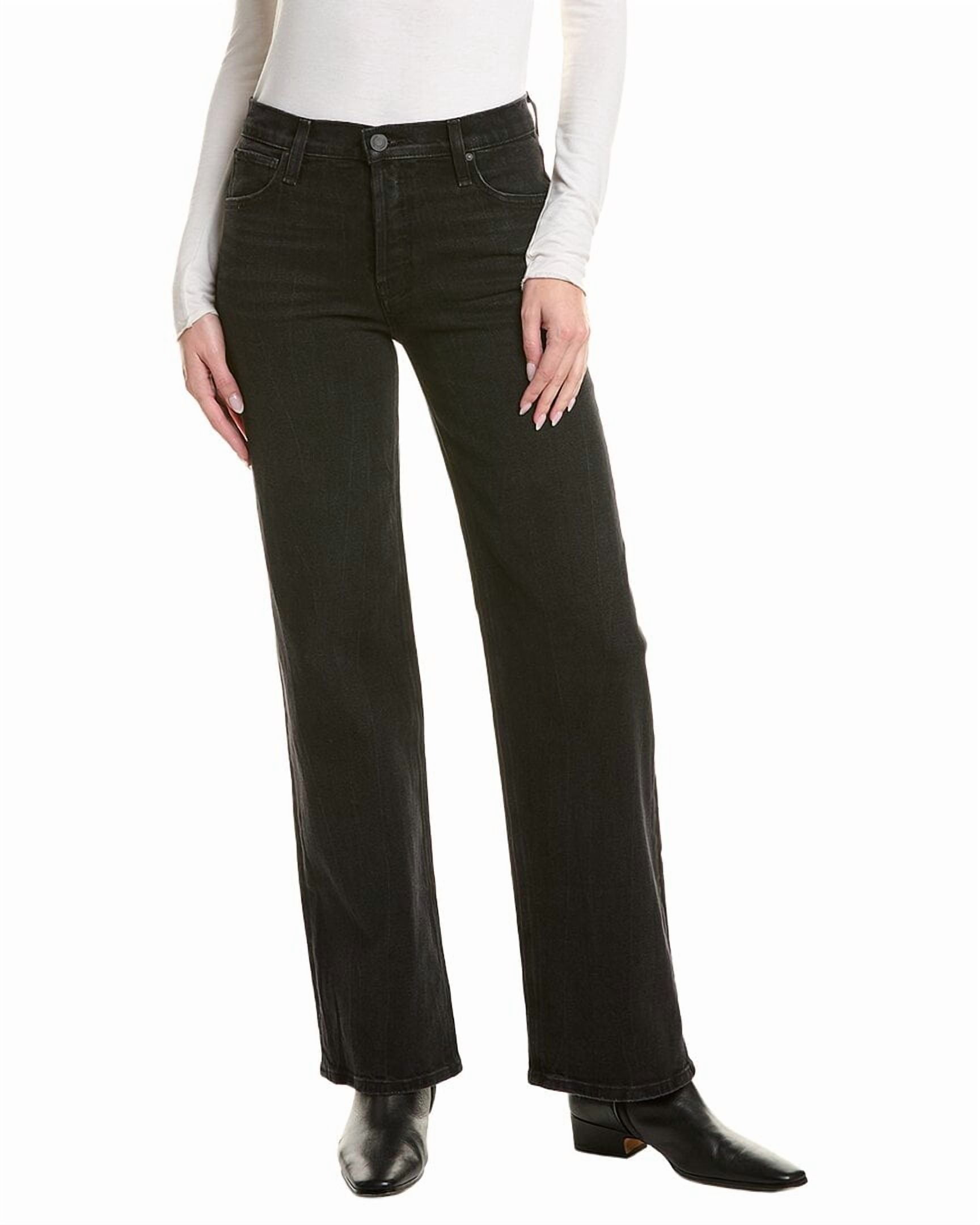 HUDSON Jeans womens Rosie Fabulous Black Wide Leg Jean, 23, Black ...