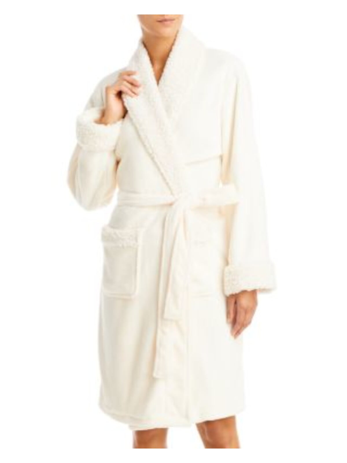 HUDSON PARK COLLECTION Intimates Beige Pocketed Robe L\XL - Walmart.com