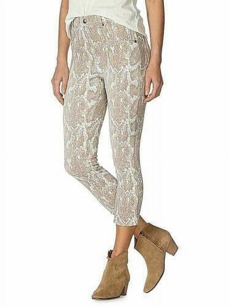 HUE Womens Faded Python Denim High Rise Capri Leggings - Walmart.com