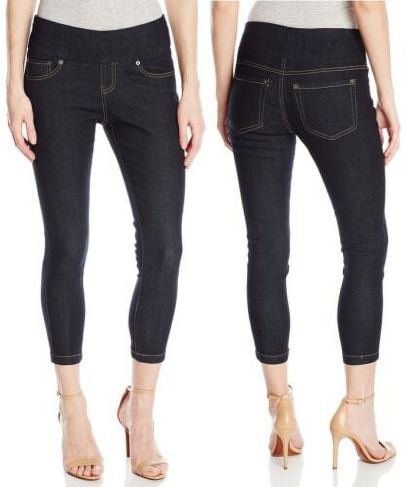 HUE Womens Stretch Denim Tummy Control Shaper Capri Pants - Walmart.com