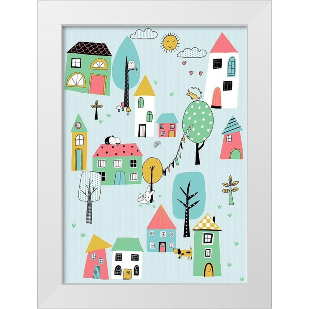HUE and MI and Sangita 11x14 White Modern Wood Framed Museum Art Print ...