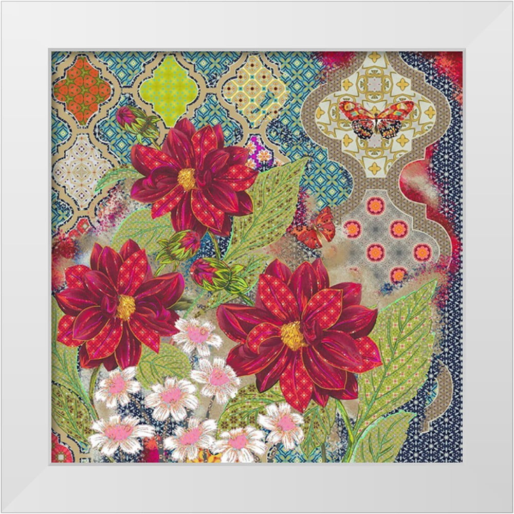 HUE and MI and Sangita 15x15 White Modern Wood Framed Museum Art Print ...