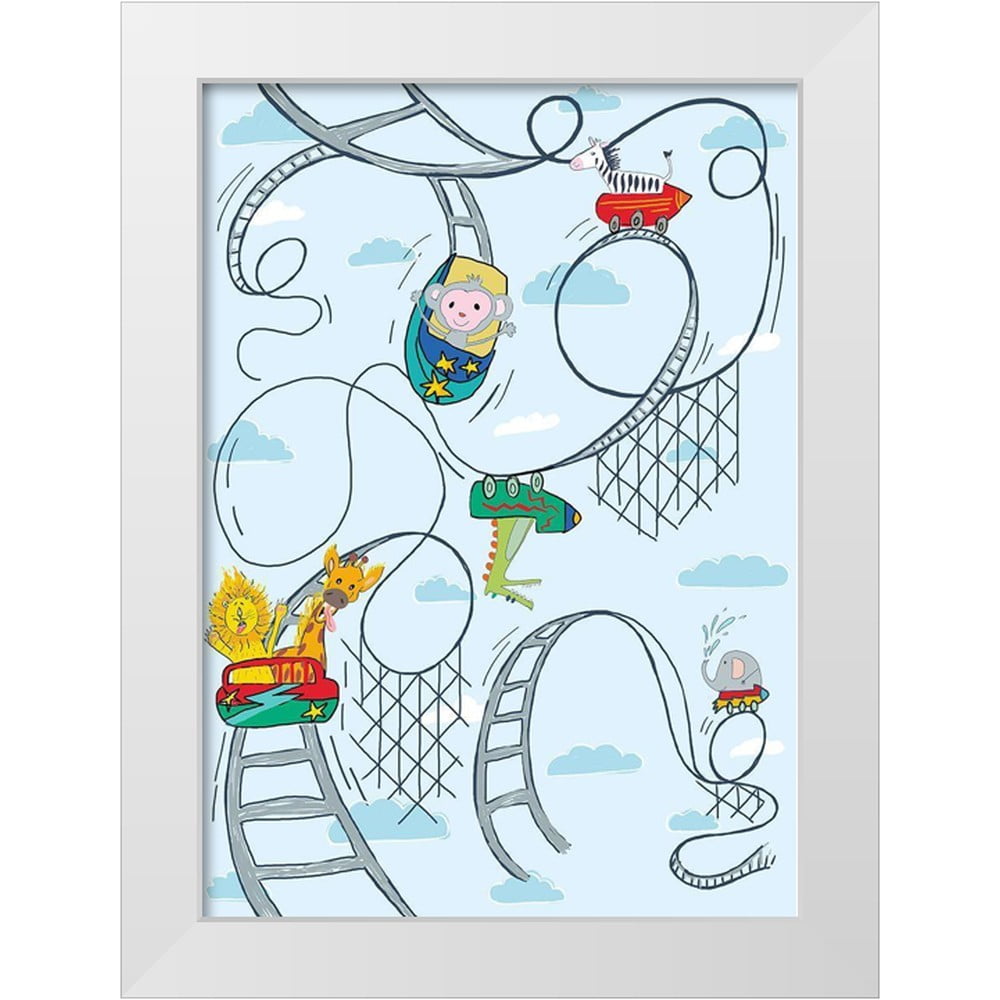 HUE and MI and Sangita 18x24 White Modern Wood Framed Museum Art Print ...