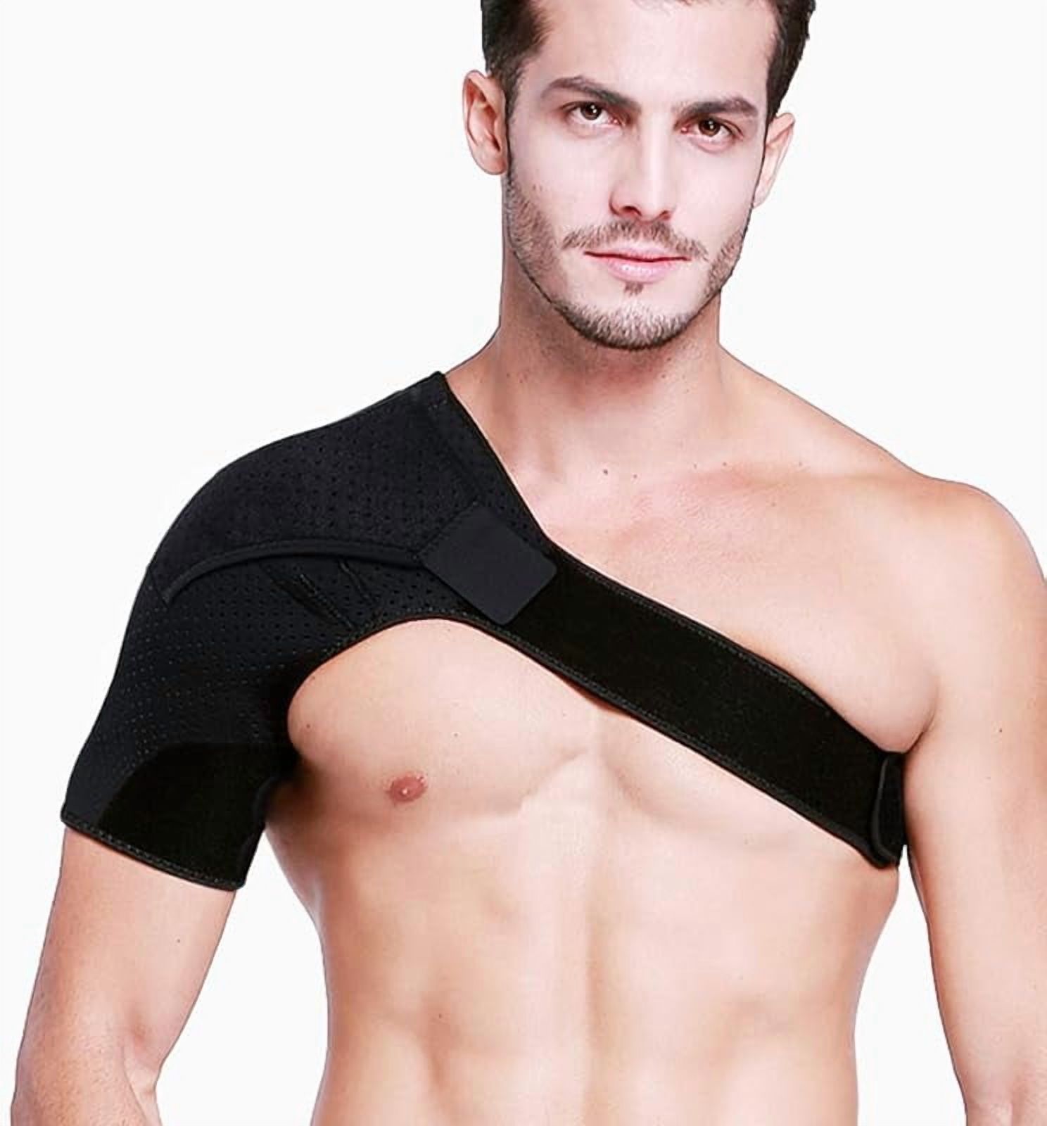 HUEGLO Right Shoulder Brace for Men,Torn Rotator Cuff Support Women ...