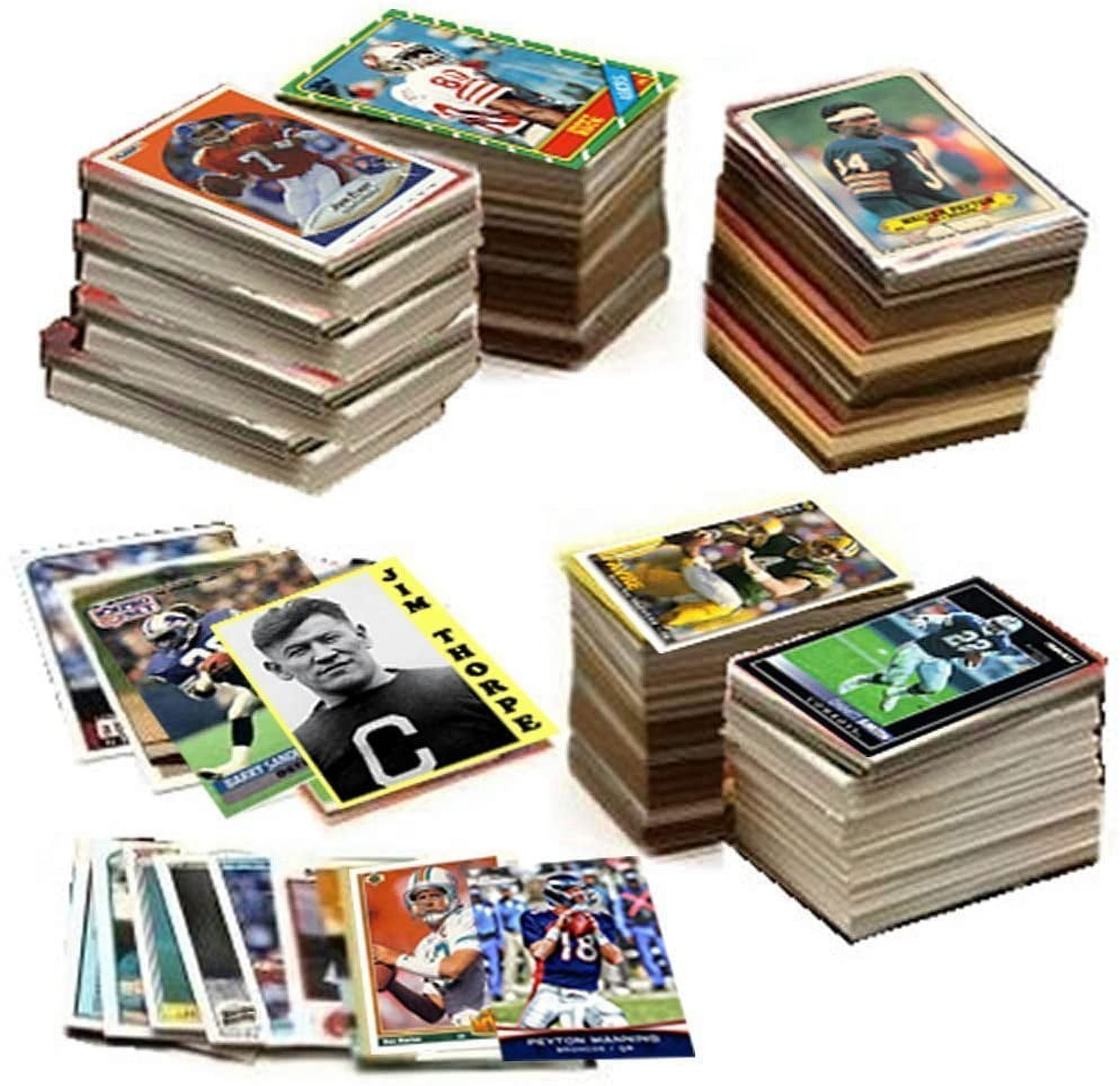 NFL Hobby Sports Trading: 500 Football Cards Lot in Gift Box from 90s ...