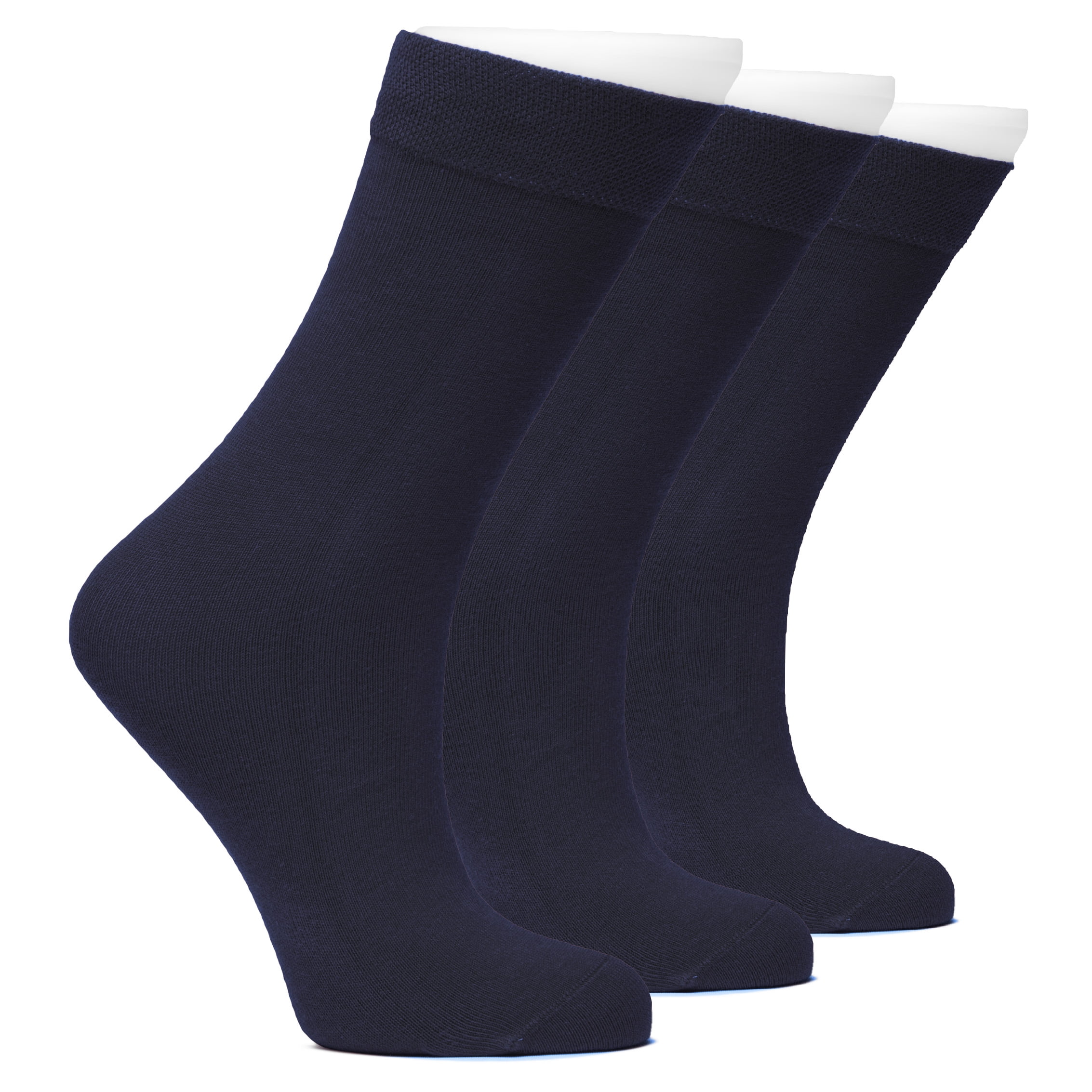 HUGH UGOLI Kids School Uniform Dress Socks, Solid Color, Soft Cotton ...