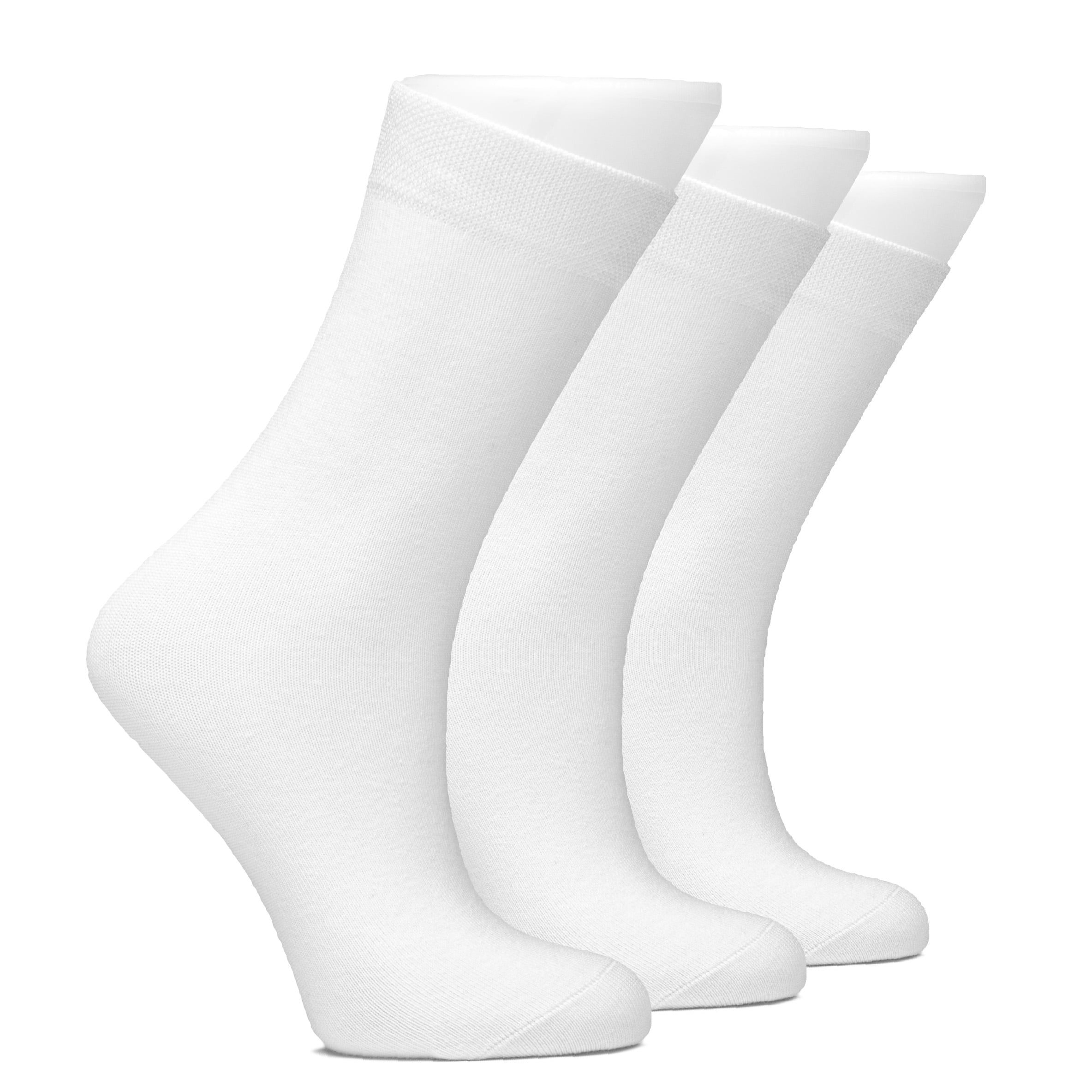 HUGH UGOLI Kids School Uniform Dress Socks, Solid Color, Soft Cotton ...