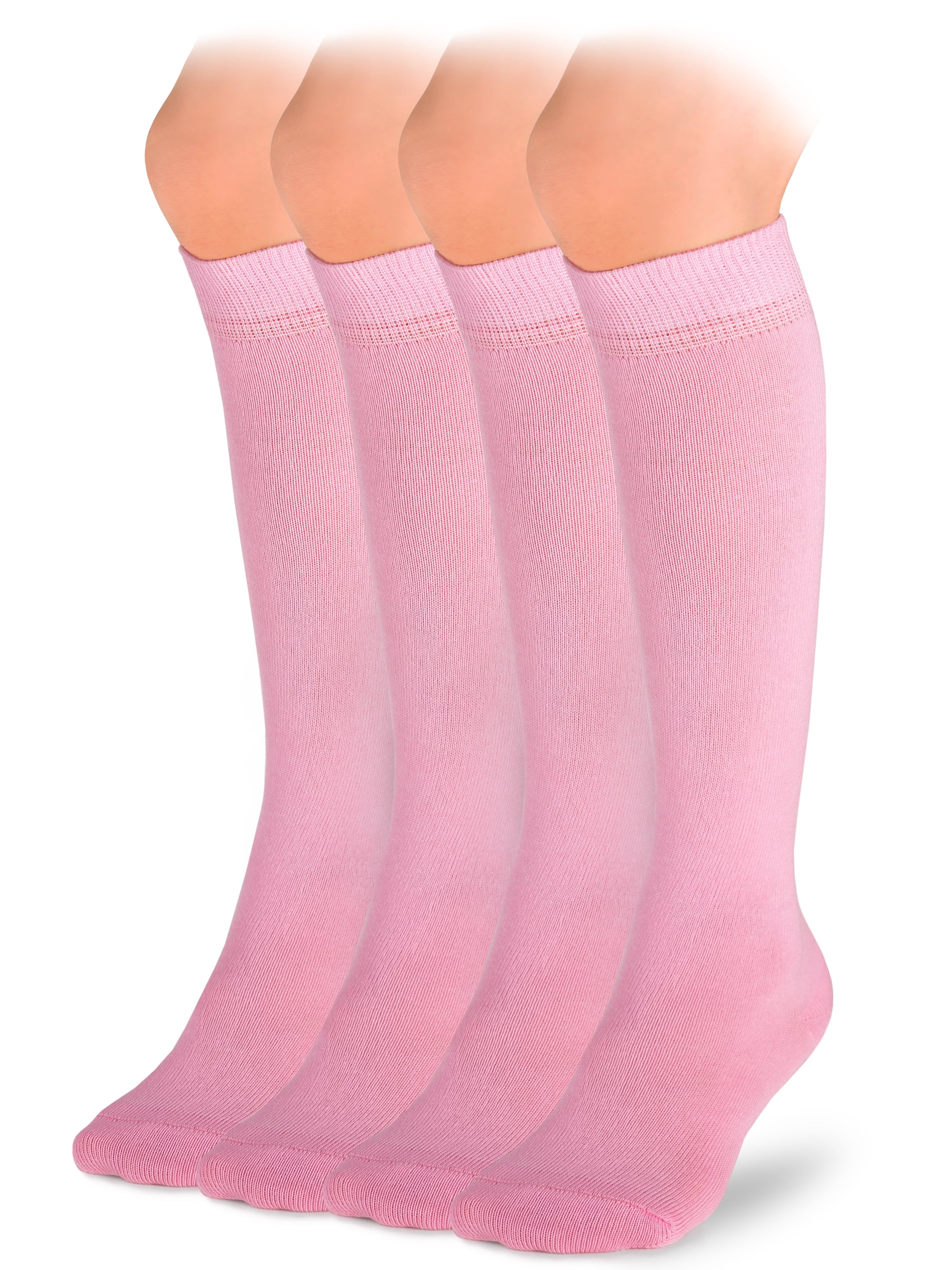 HUGH UGOLI Knee High Cotton Socks for Kids Girls Boys & Toddlers, Long ...