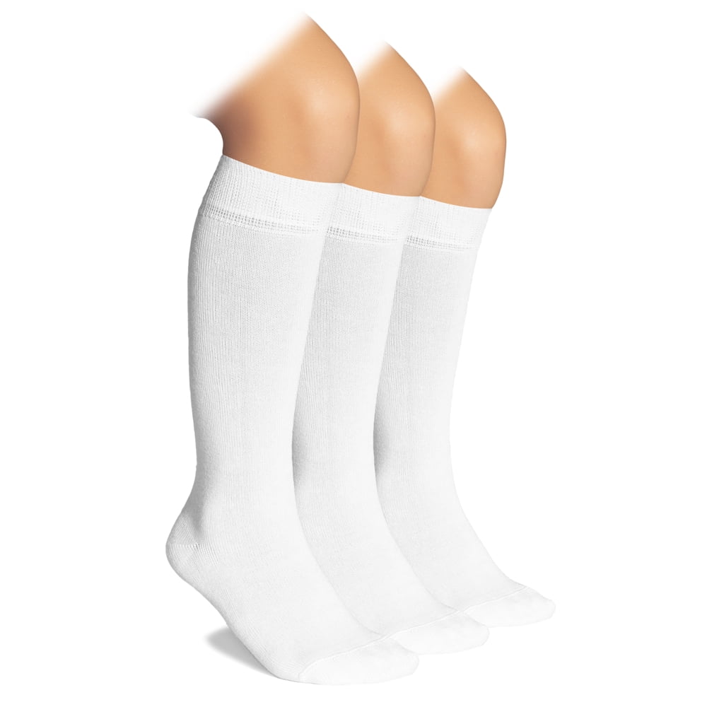 HUGH UGOLI Knee High Socks for Kids Girls Boys & Toddlers, Solid Color ...