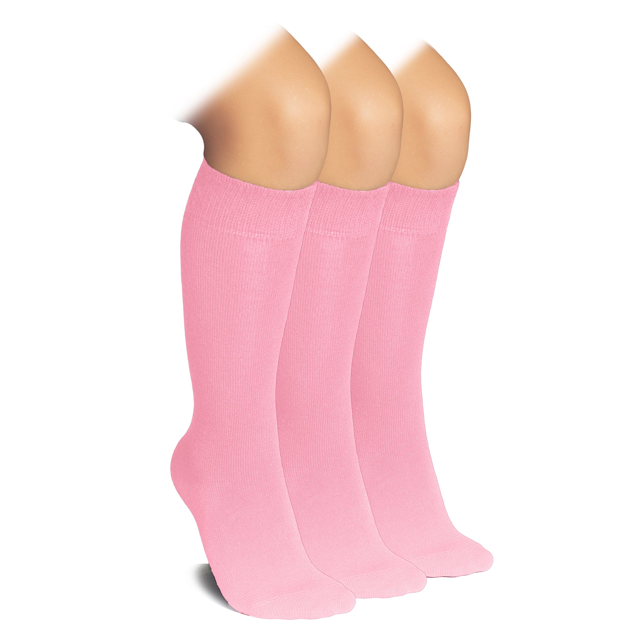 HUGH UGOLI Knee High Socks for Kids Girls Boys & Toddlers, Solid Color ...
