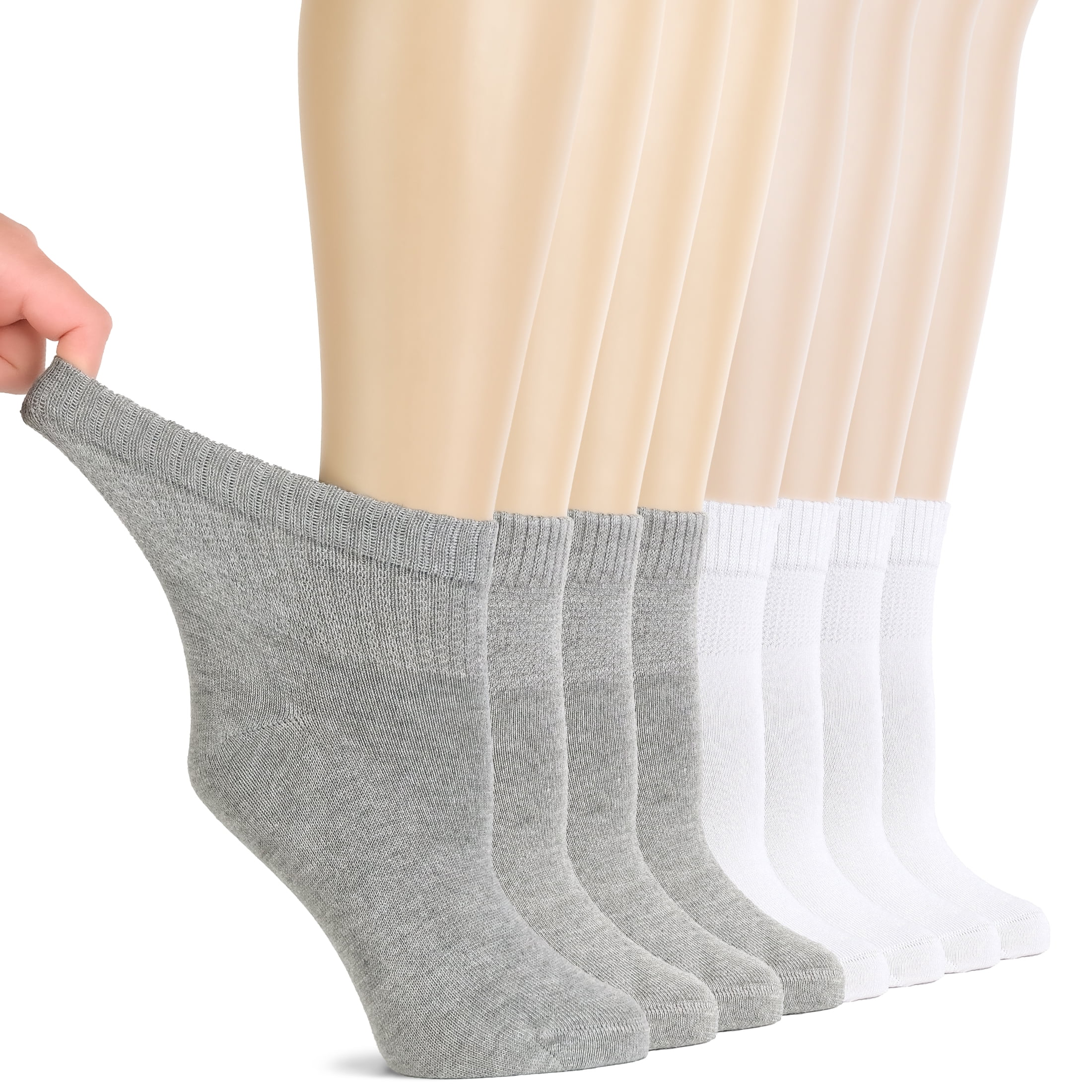 HUGH UGOLI Women Diabetic Ankle Socks, Super Soft , Thin Bamboo Socks ...