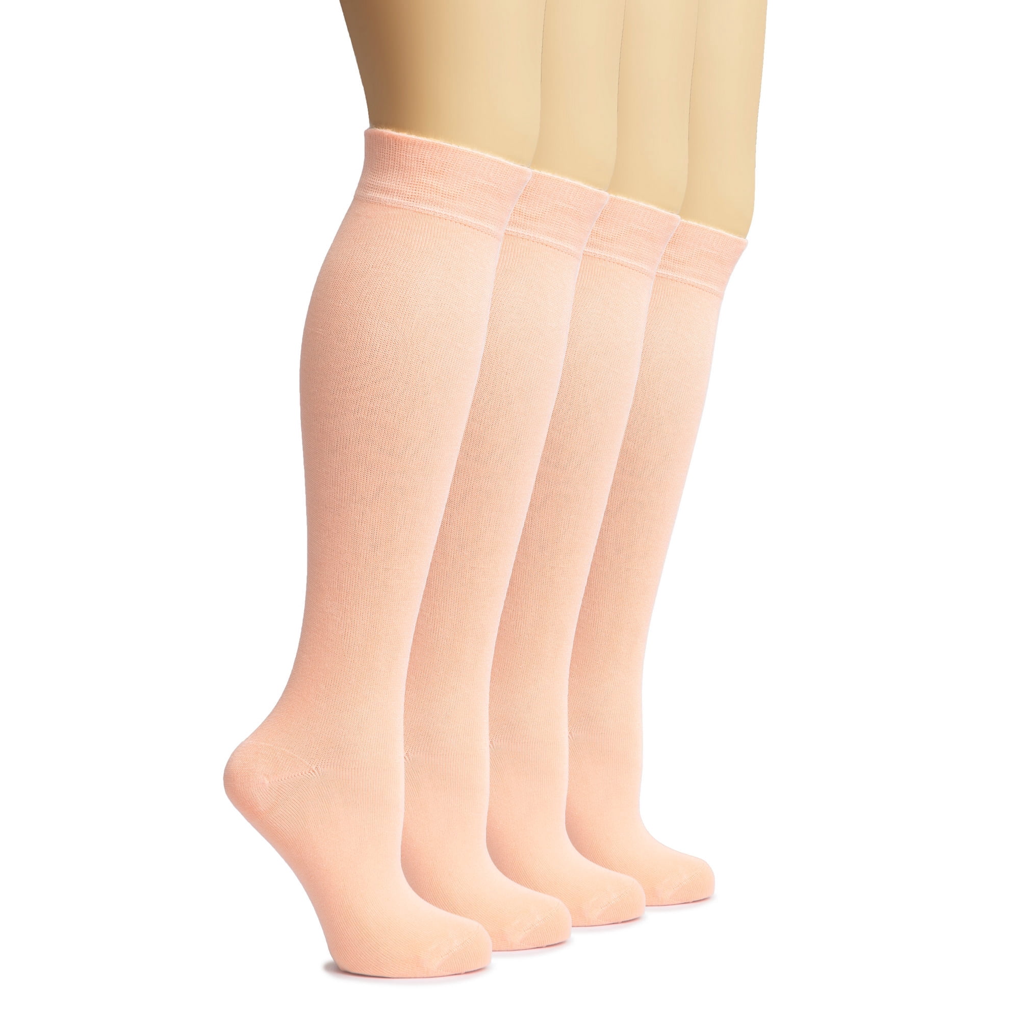 HUGH UGOLI Women's Bamboo Knee High Socks | Comfort Seam Long Dress ...