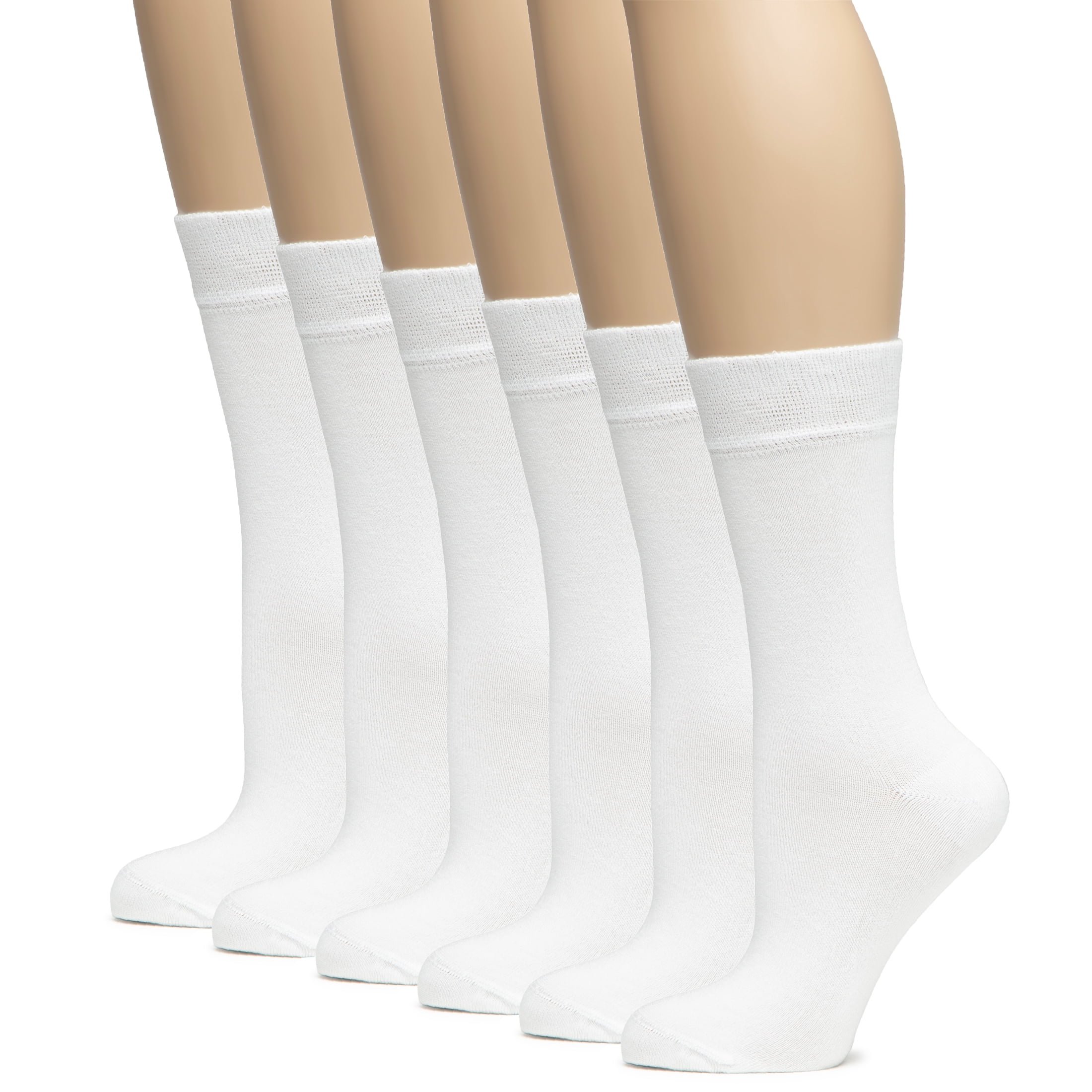 HUGH UGOLI Women's Bamboo Soft Crew Socks for Dress & Trouser, Thin ...