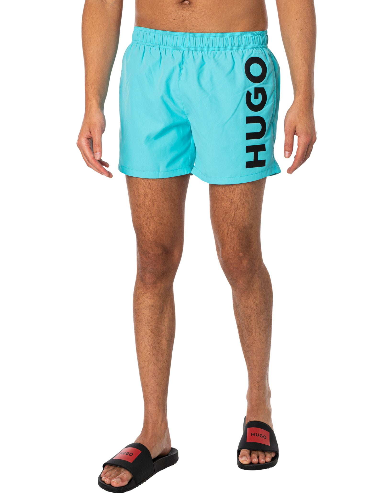 HUGO Abas Swim Shorts, Blue - Walmart.com