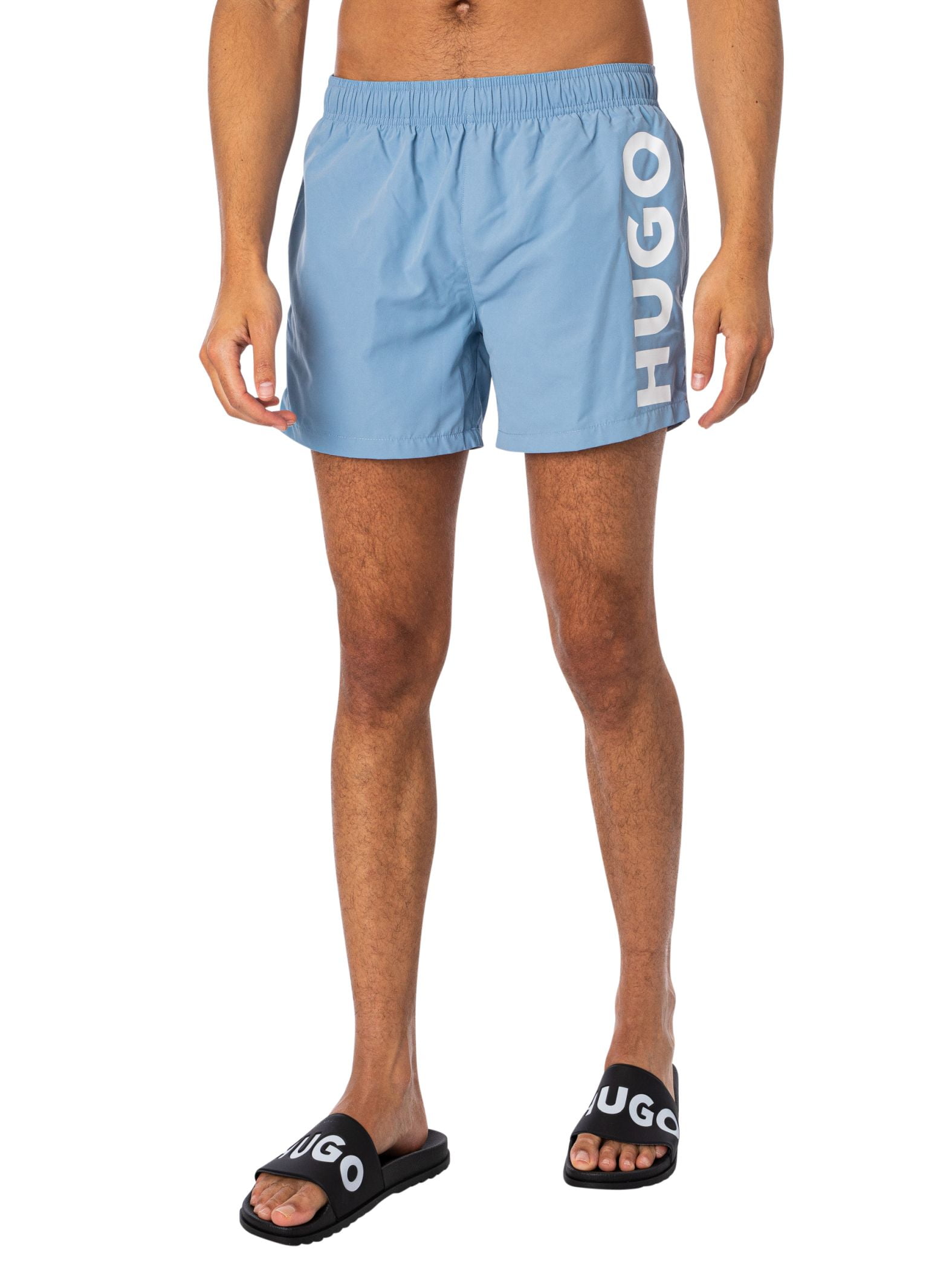 HUGO Abas Swimshorts, Blue - Walmart.com