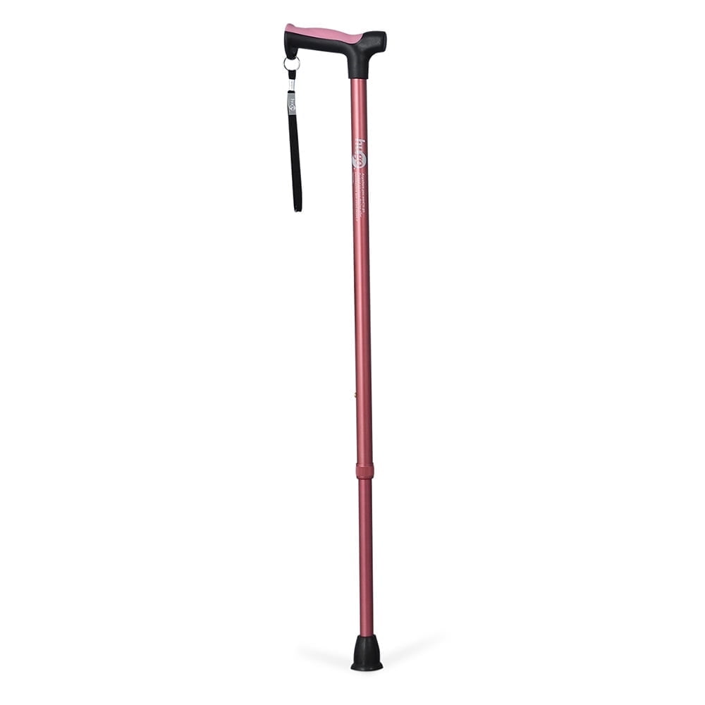 HUGO Adjustable Derby Handle Cane with Reflective Strap, Rose HSA/FSA ...