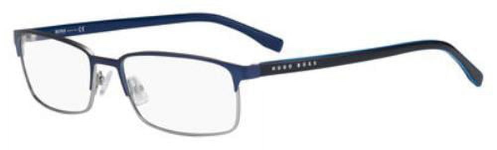 HUGO BOSS Eyeglasses 0766 0QJF Matte Blue 55MM - Walmart.com