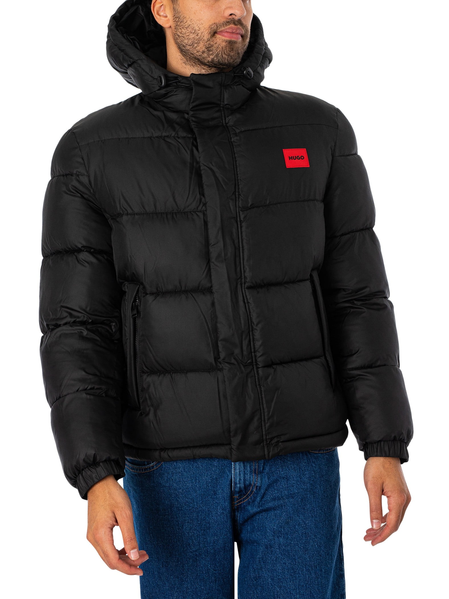 HUGO Balin2341 Puffer Jacket, Black - Walmart.com