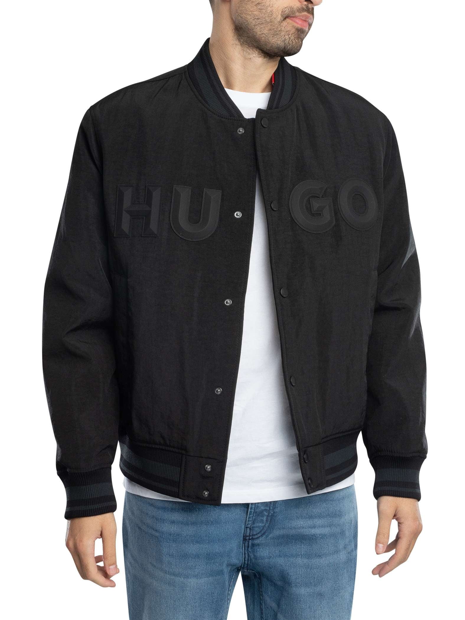 HUGO Bozo2511 Bomber Jacket, Black - Walmart.com