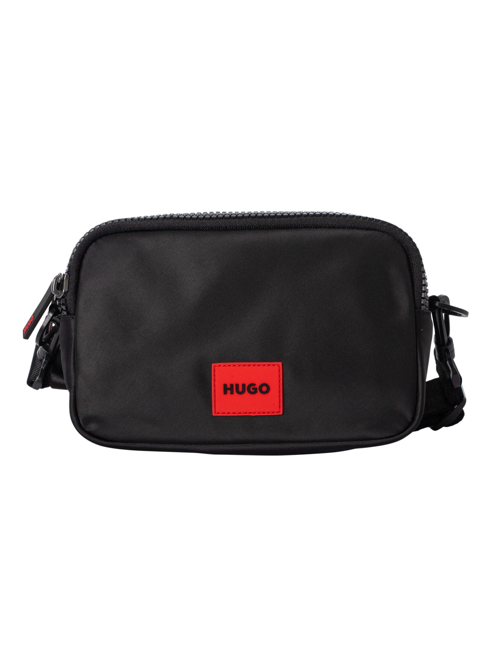 HUGO Ethon 2.0 Logo Double Zip Bag, Black - Walmart.com