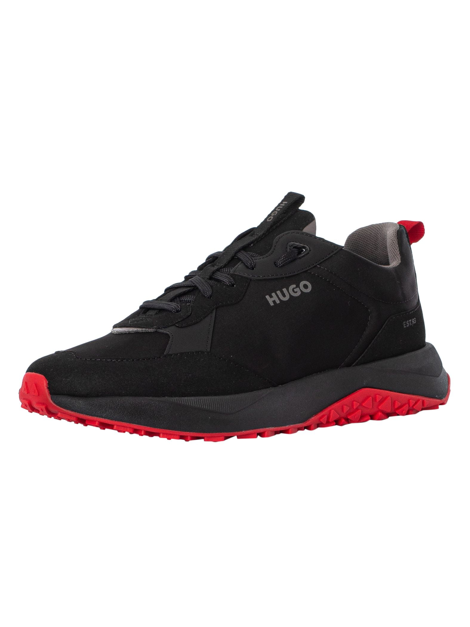 HUGO Kane Runner Trainers, Black - Walmart.com