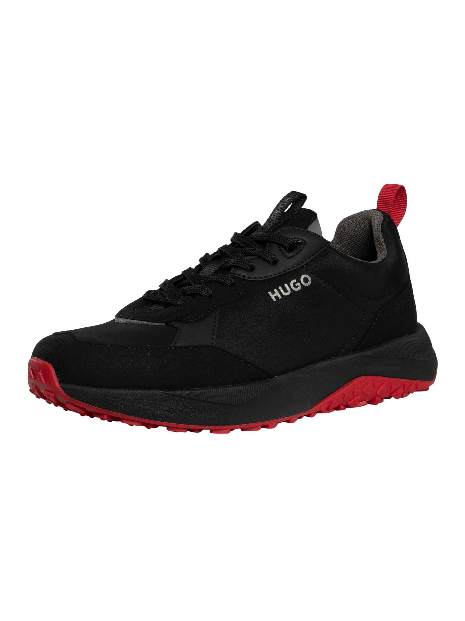 HUGO Kane Runner Trainers, Black - Walmart.com