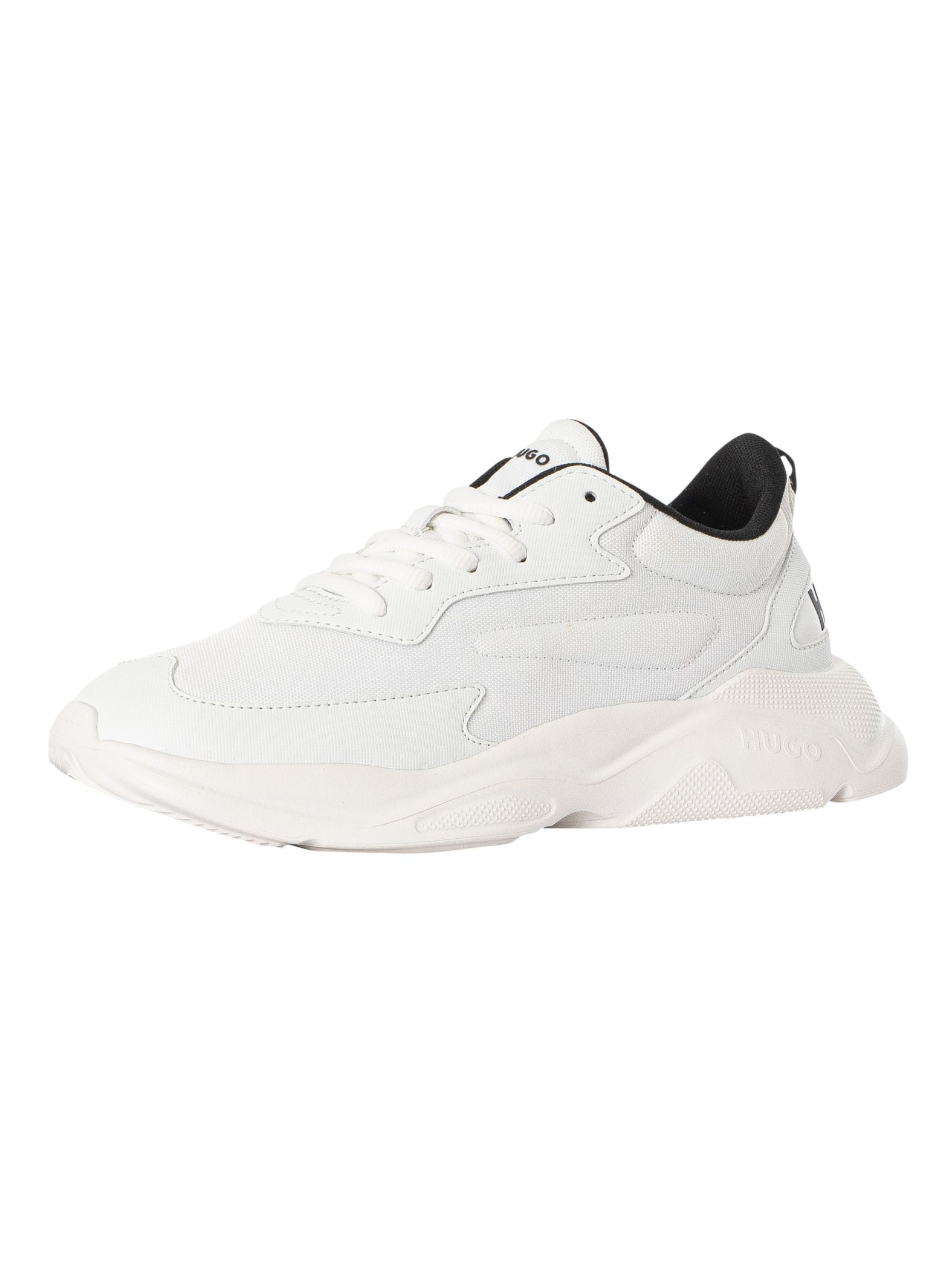 HUGO Leon Runner Trainers, White - Walmart.com