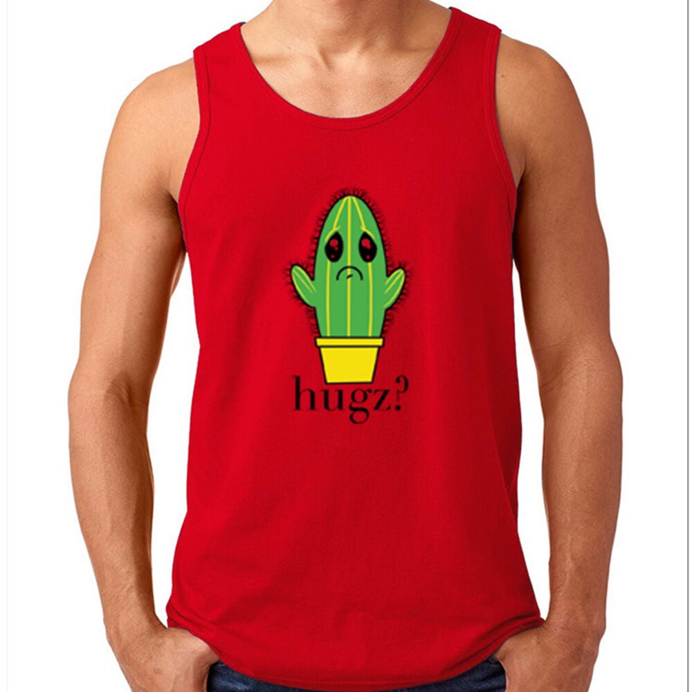 HUGZ Mens Funny Cute Party TankTop Beach Red Shirt 3X-Large - Walmart.com