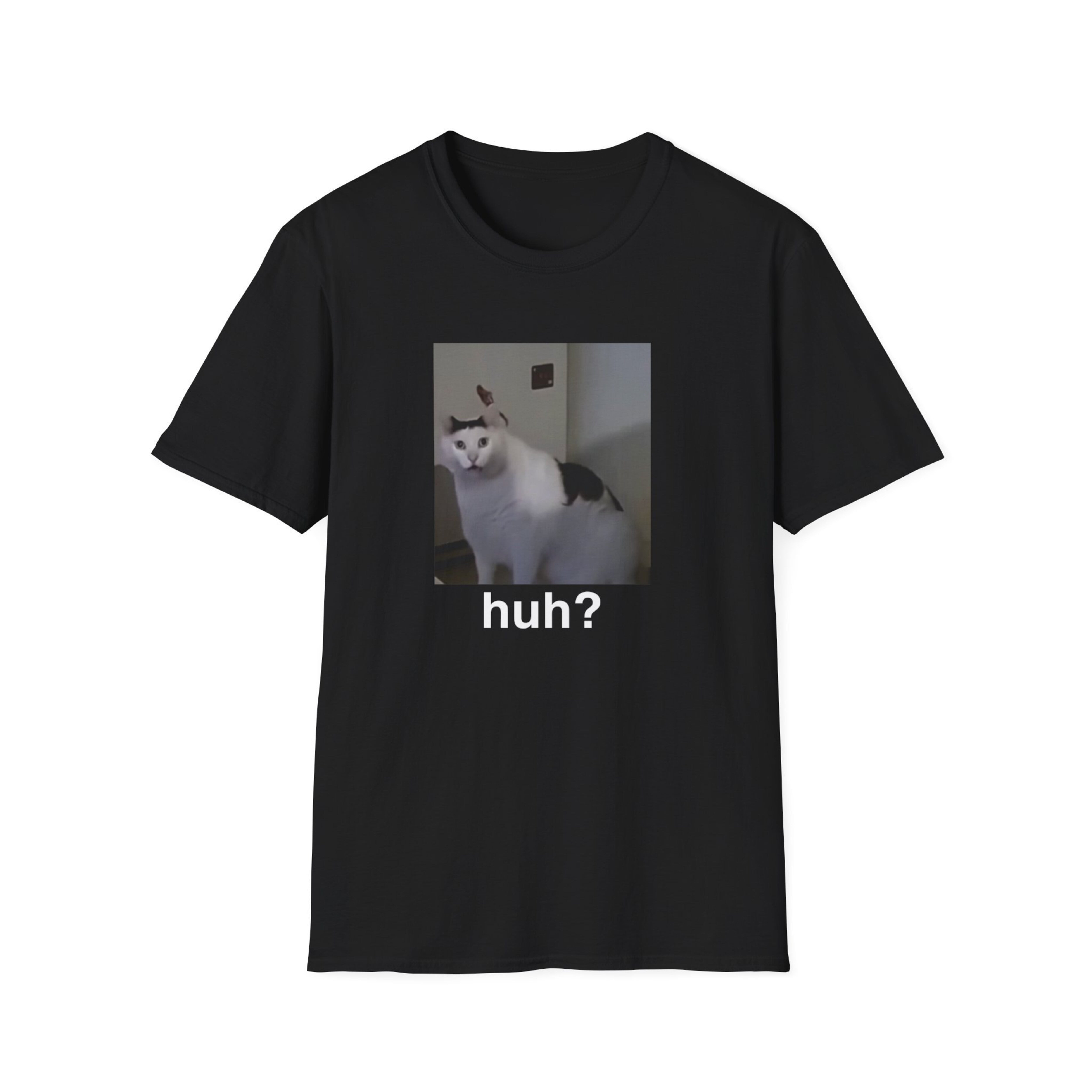 HUH? Viral Tiktok Cat Meme Shirt - Walmart.com