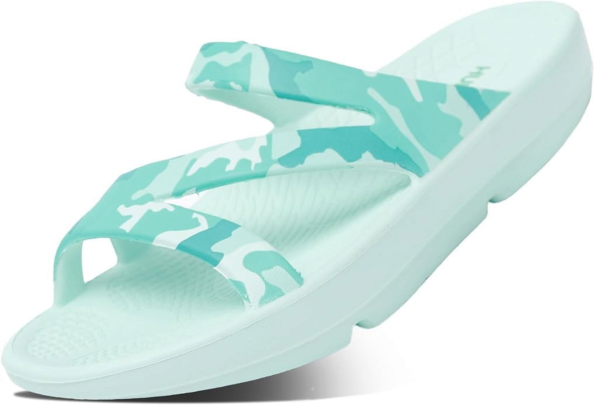 HUHV Z Strap Recovery Walking Outdoor Slide Sandals for Women, Size 8 ...