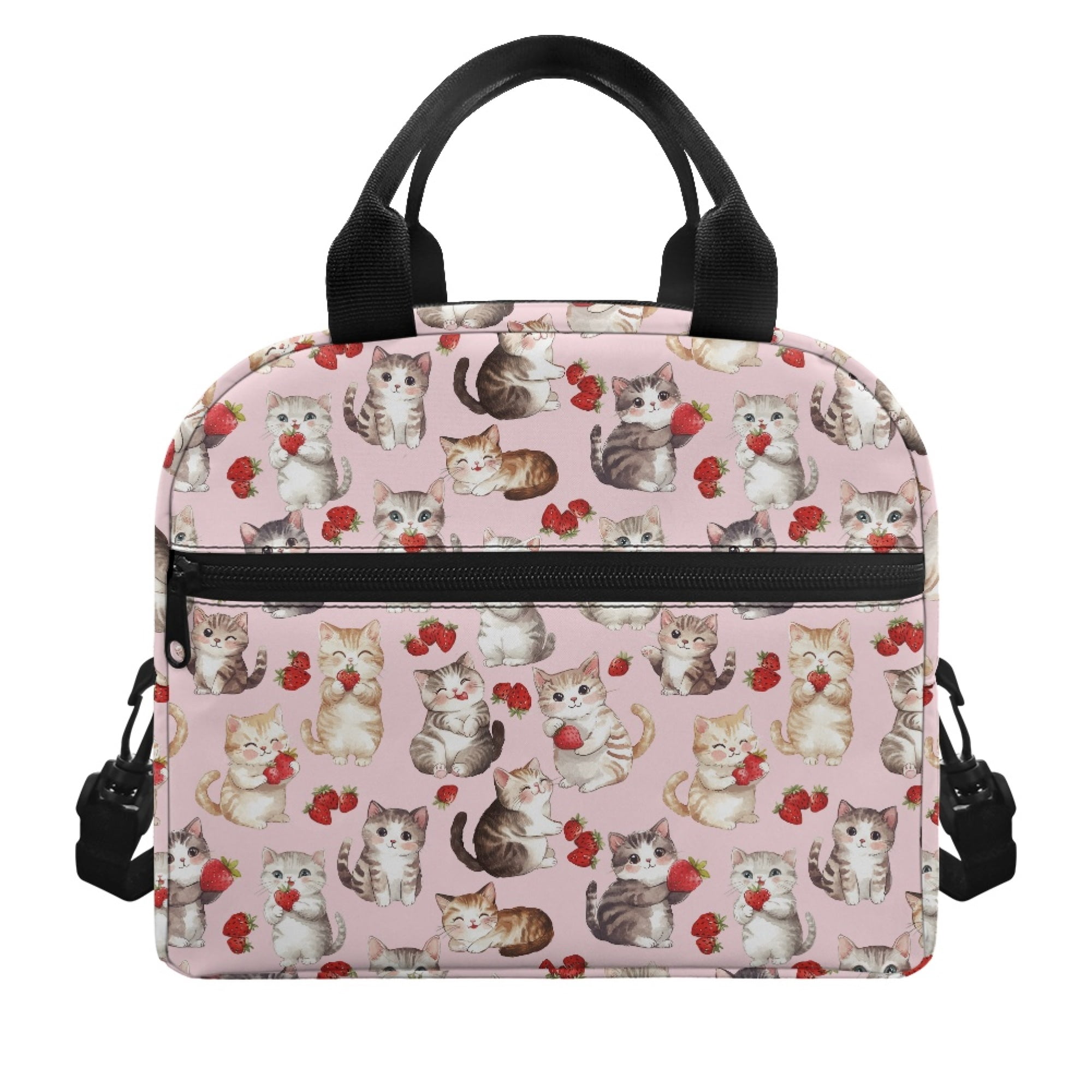 HUIACONG Cat Theme Lunch Bag for Outdoor Enthusiast, Aluminum Film ...