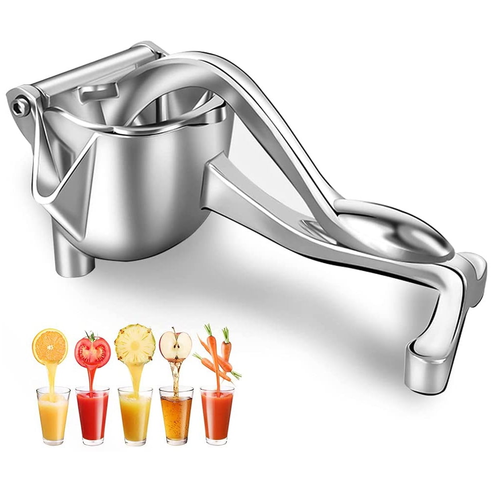 HUICH Aluminum Portable Manual Fruit Juicer Lemon Orange Squeezer ...