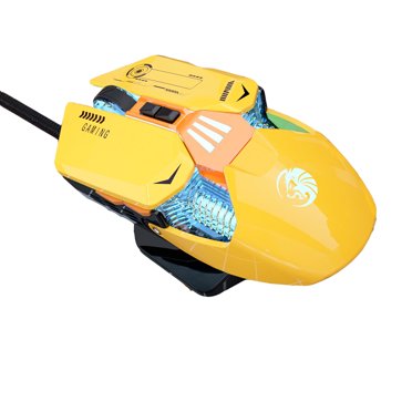 HP Gaming Optical Mouse with LED Backlight, 1000/1600 DPI Adjustable, 3 ...