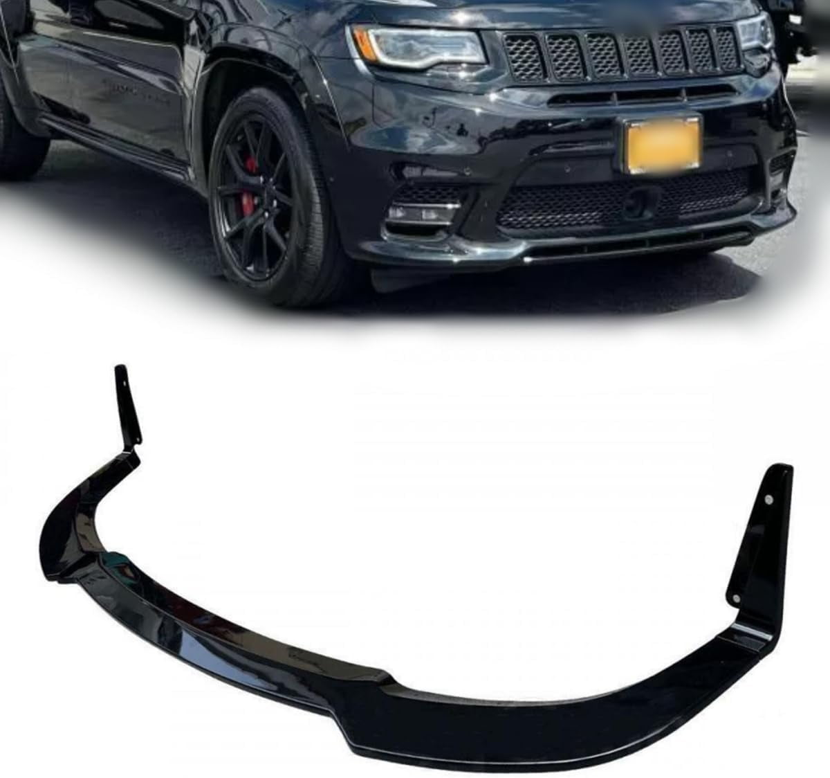 HUIMART Car Front Bumper Lip Splitter Arch Winglet Compatible with Jeep ...