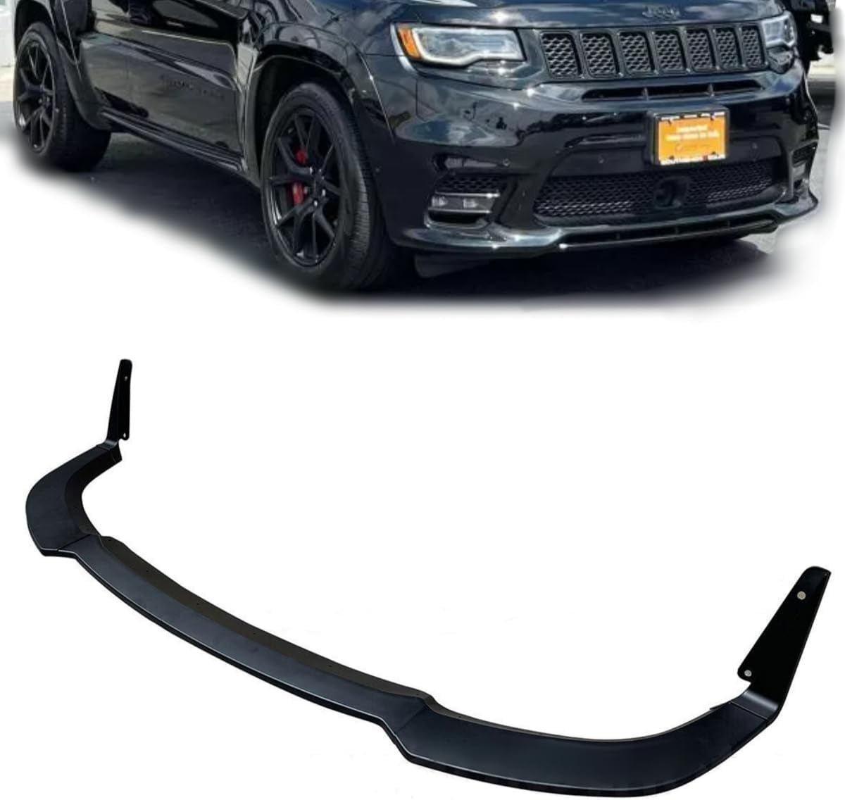 HUIMART Front Bumper Lip Splitter Arch Winglet 5-Pcs Set Compatible ...