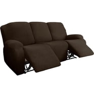 Mainstays Boucle Stretch-to-Fit Fabric Sofa Slipcover, 1-Piece, Beige ...