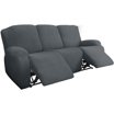 Mainstays Boucle Stretch-to-Fit Fabric Sofa Slipcover, 1-Piece, Beige ...