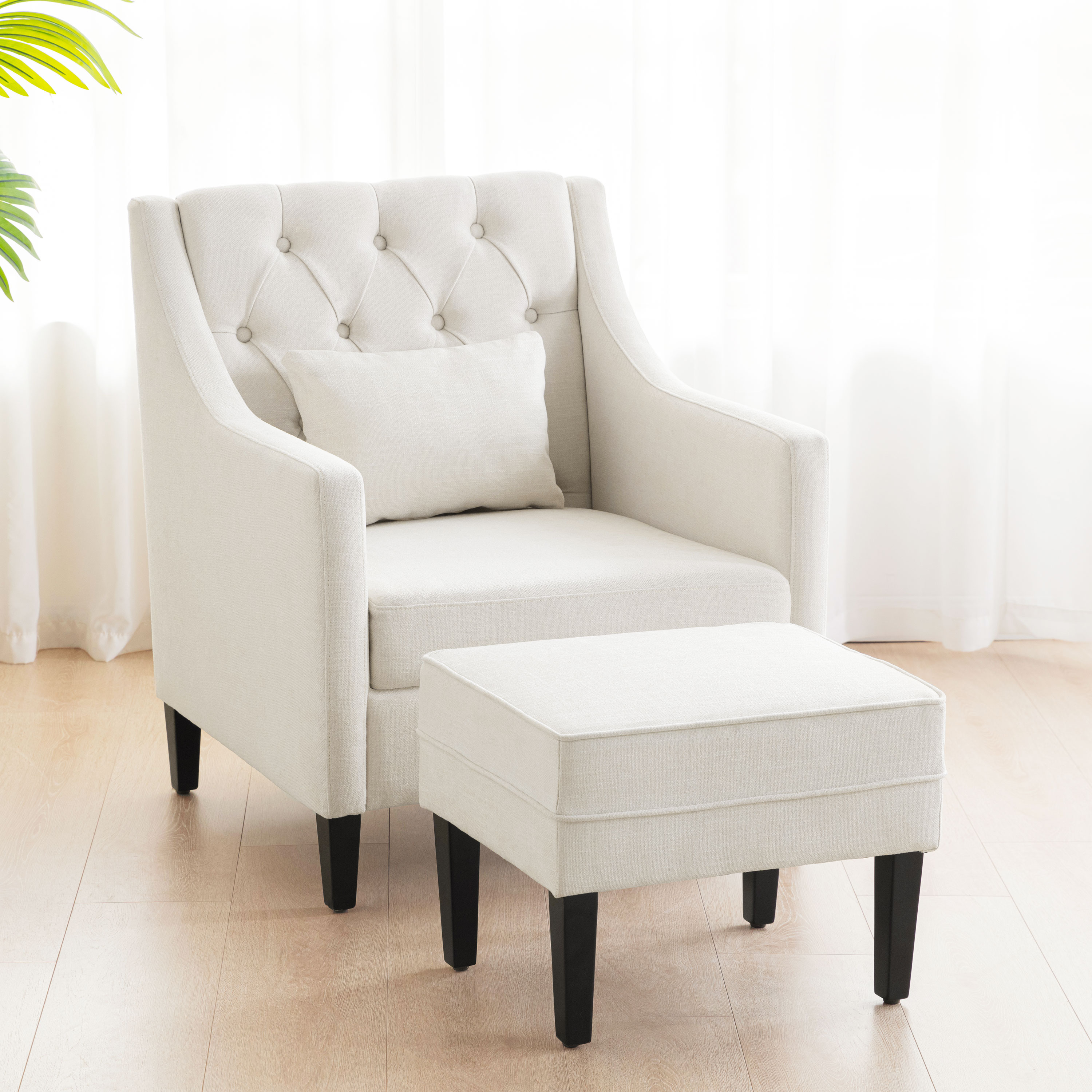 SAFAVIEH Colin Industrial Tufted Club Chair with Casters, Blush Pink ...