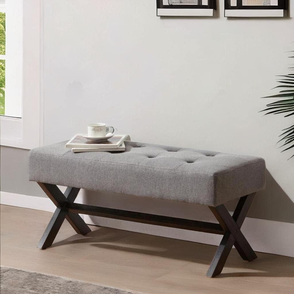 Huimo Bedroom Bench 35 Upholstered Entryway Bench And Dining Bench