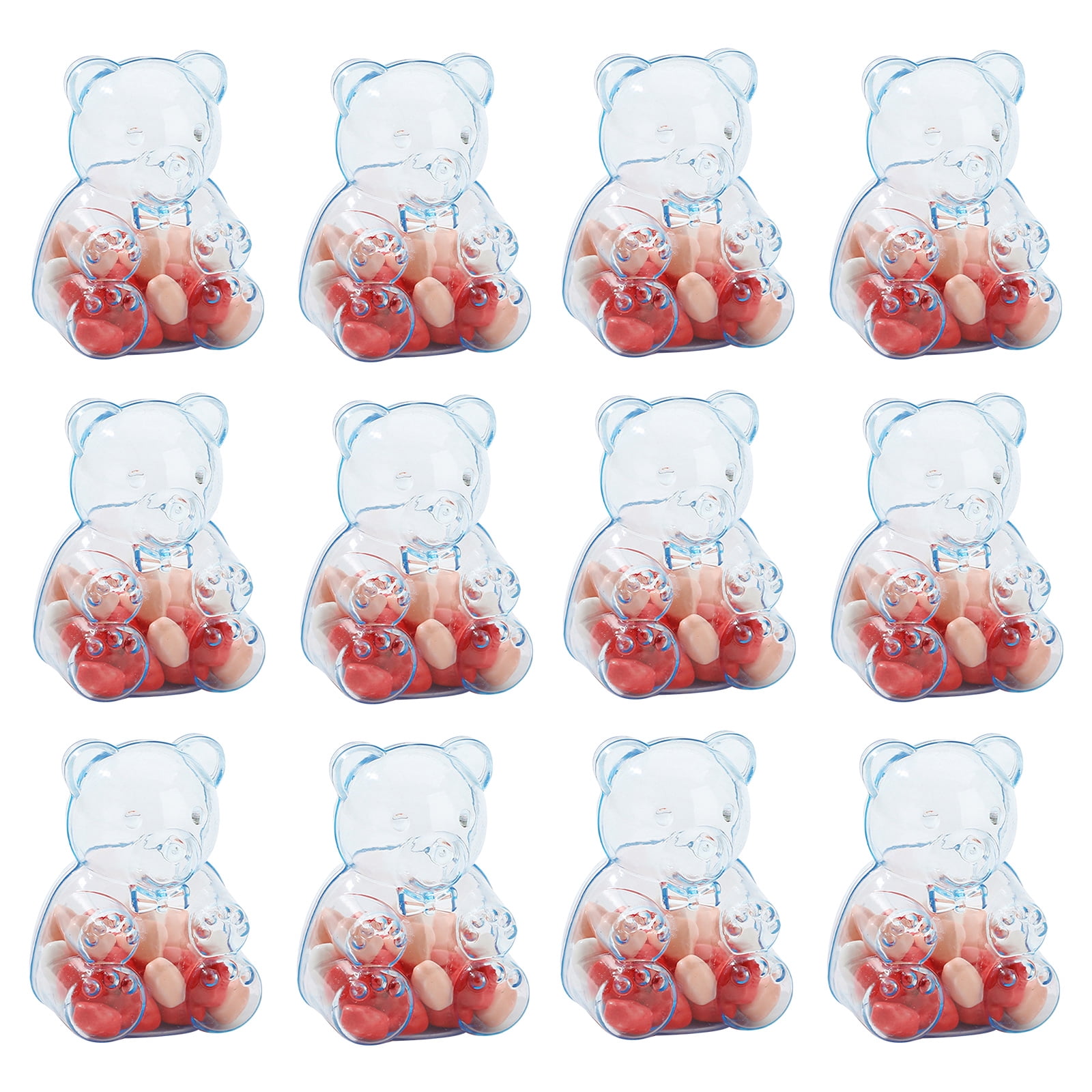 HUISZJ 12 Pack Bear Container - Creative Bears Shaped Snack Boxes ...