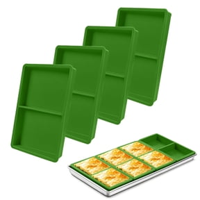 TINANA Silicone Freezer Tray with Lid 2 Pack, 2-Cup Large Freezing ...